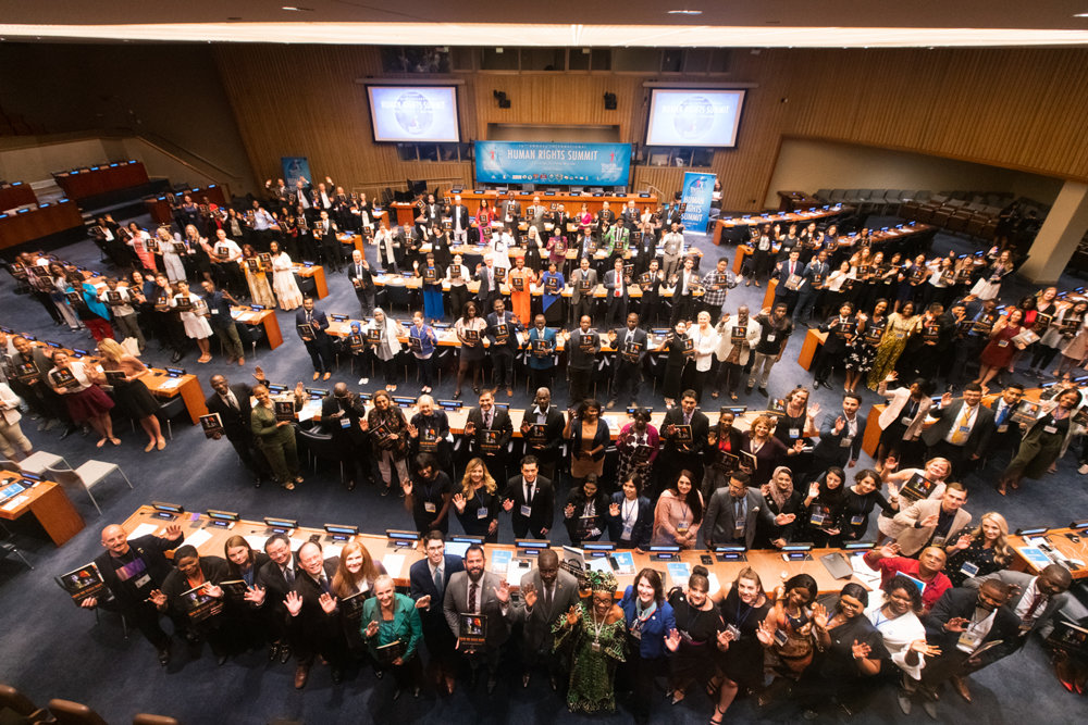 Human Rights Summit Draws Youths to U.N. from 45 Nations