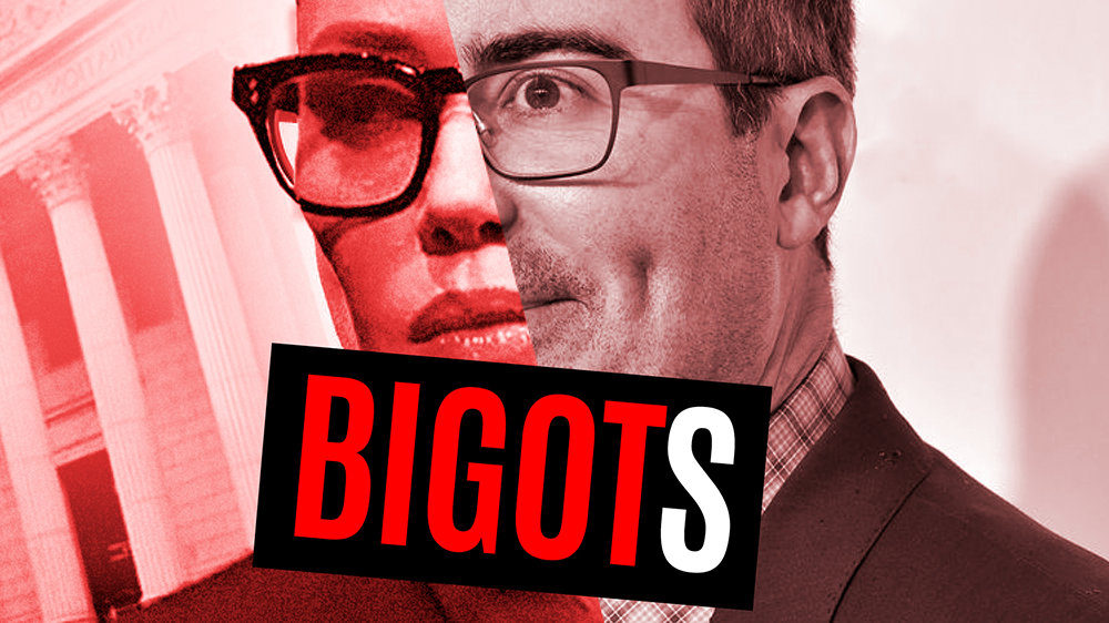 As Ratings Crash, John Oliver “Fact-Checks” His Jokes With Bigot Leah ...