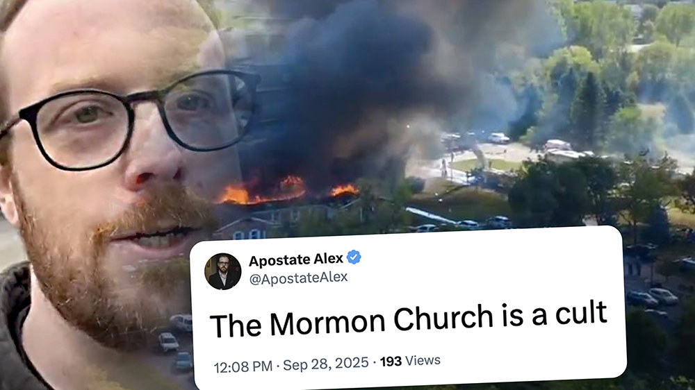 Alex Barnes-Ross Stirs Up Hate Against Latter-day Saints Immediately ...
